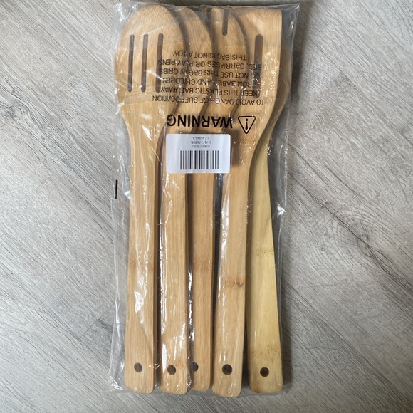 Kitchen | New Bamboo Chicken Cooking Utensil Set | Poshmark